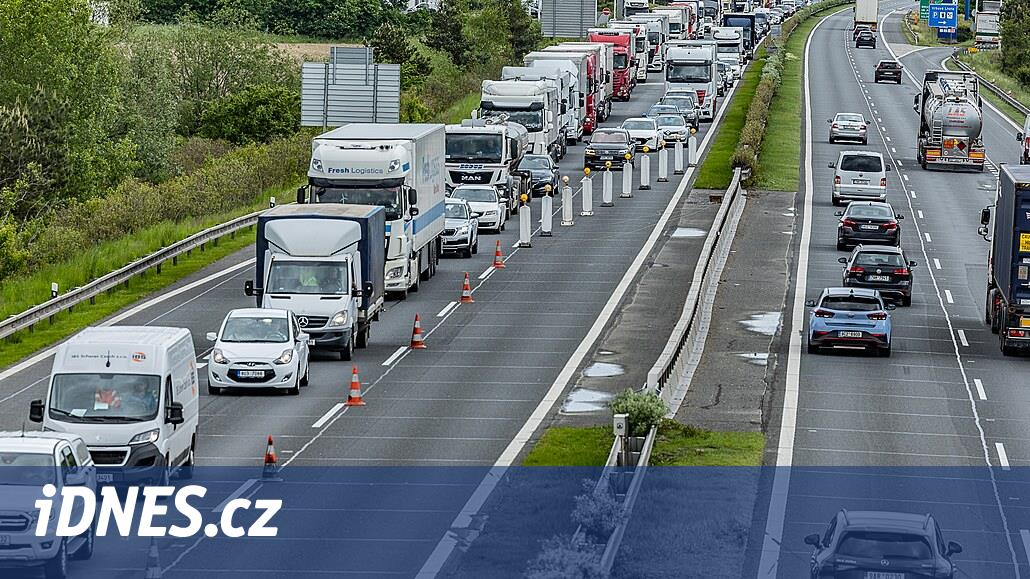 Dálnice D5 je opět průjezdná, kvůli nehodě byla uzavřená přes pět hodin ...
