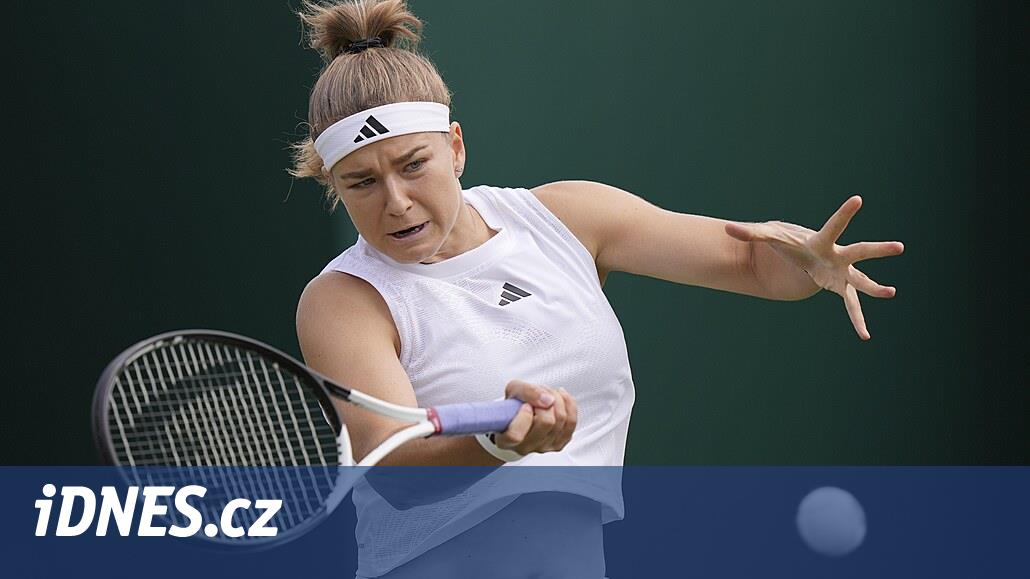 Muchová: Ještě pár dní a byla jsem ve druhém týdnu, aniž bych se dotkla ...