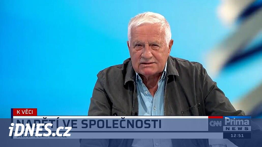 Dostáváme se do pasti, řekl Klaus k růstu počtu migrantů - iDNES.tv
