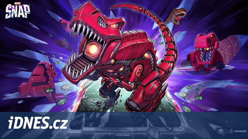 Karetka Marvel Snap vyšla na Steamu, láká na dinosaura zdarma - iDNES.cz