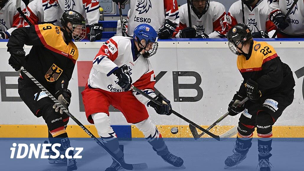 Hokejová osmnáctka přehrála na Hlinka Gretzky Cupu i Německo - iDNES.cz