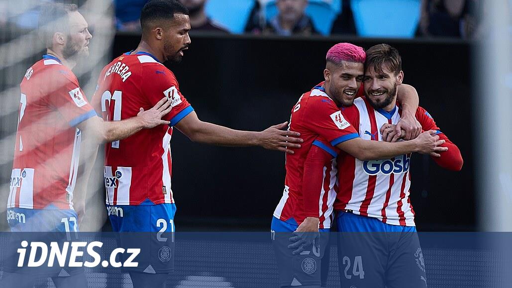 Girona po výhře na Vigem znovu vystřídala v čele španělské ligy Real ...