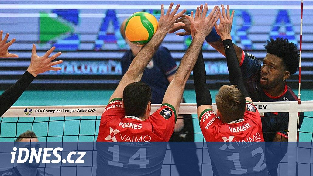 Volejbaloví Lvi zdolali Maaseik a jsou blízko postupu do play off Ligy ...