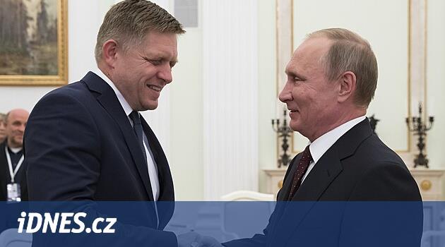 Fico se v pondělí údajně chystá do Ruska, má jednat s Putinem o ...
