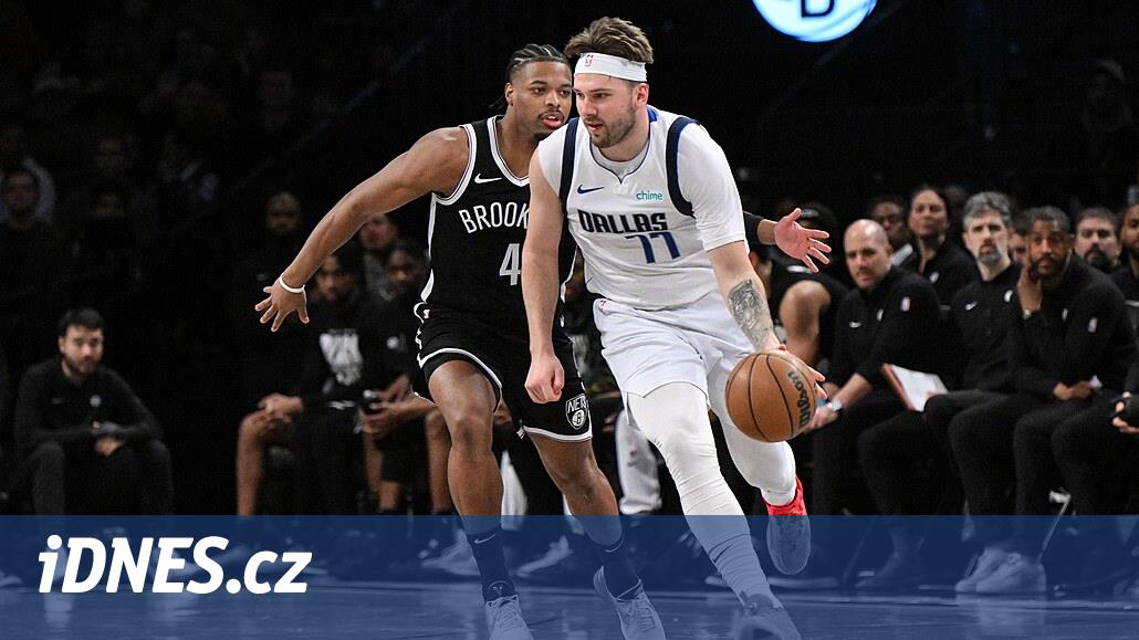 Irving s Dončičem dovedli v NBA Dallas k vítězství v hale Brooklynu ...
