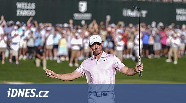 McIlroy ovládl Wells Fargo Championship, Gotterup slavil v Myrtle Beach ...