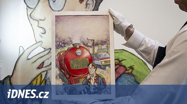 Riddikulus. Ilustraci k prvnímu dílu potterovské ságy vydražili za ...