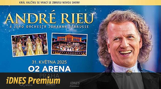 Houslová hvězda André Rieu se vrátí do O2 areny i příští rok ...