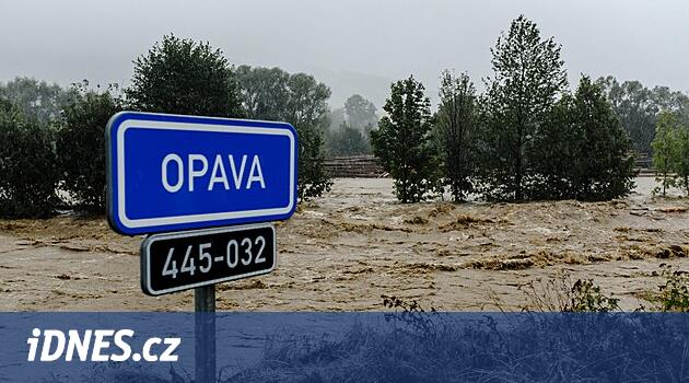 Povodně 2024 | Řeka Opava si po povodni vytvořila vlastní směr, mimo ...