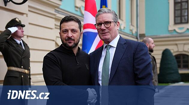 Partnerství na sto let. Do Kyjeva přijel britský premiér Starmer ...