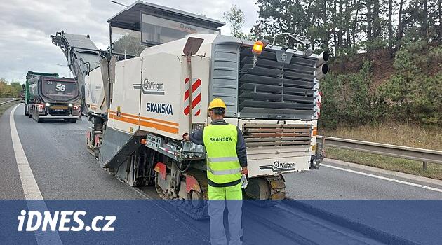 Dálnice D10: práce potrvají do poloviny listopadu - iDNES.cz